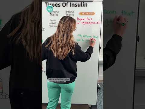 Types of Insulin 💉🍦🍪 #RN #BSN #futurenurse