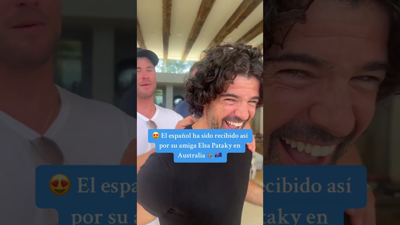 👀 Así han recibido Chris Hemsworth y Elsa Pataky a Miguel Ángel Muñoz en su viaje a Australia.