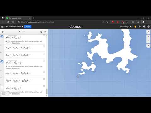 The Mandelbrot Set in Desmos