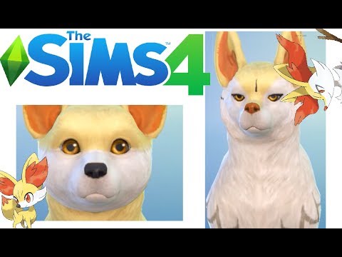 Sims 4: Creating Fennekin & Braixen in CAS