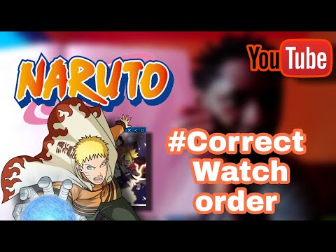 How to watch Naruto in correct order all movies and episodes 1-500