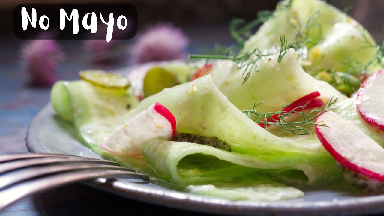 How to Make Cucumber Salad Spanish-Style – No Mayo – Ready in 5 Minutes