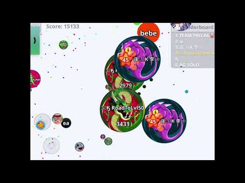 Agar.io teaming with MK clan #6
