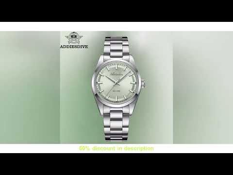 Why Everyone’s Talking About This Product! ADDIESDIVE 36mm AD2066 Men Watch BGW9 Luminou Bubble Mi