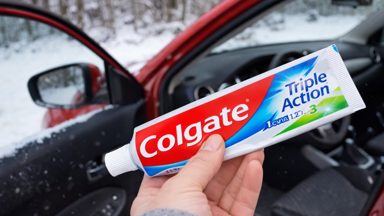 Always keep toothpaste in your car! Genius Hack