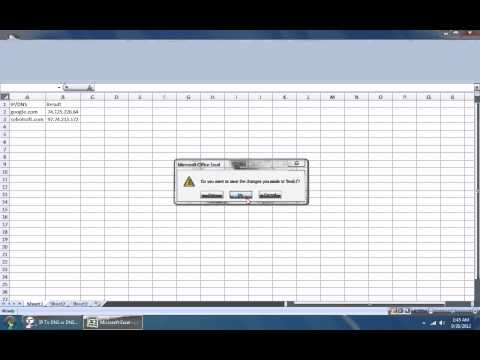 How To Use IP To DNS or DNS To IP Batch Converter Software