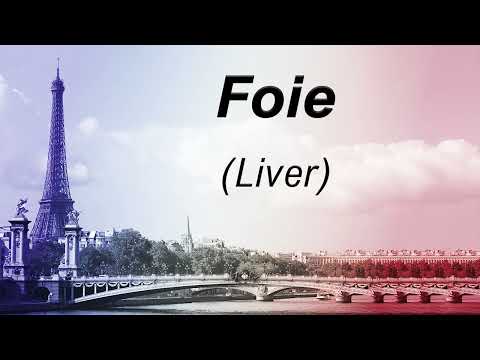 How to Pronounce Foie in French + French sentence with it