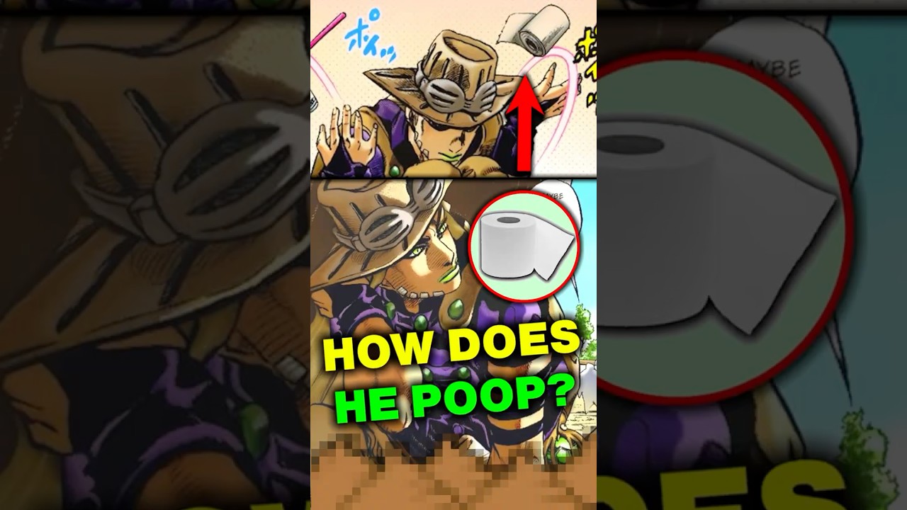 How Does Gyro Poop? #anime #jojo #steelballrun