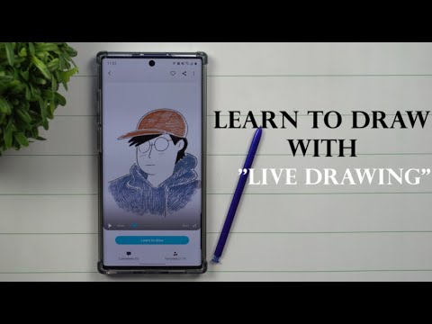 Learn To Draw On Your Galaxy Note with LIVE DRAWING