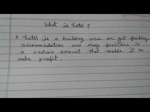 What is hotel ?