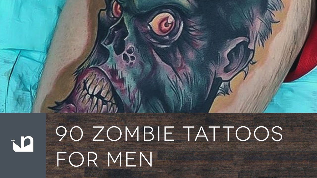 90 Zombie Tattoos For Men