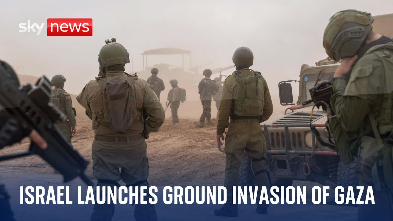 Israel launches new 'limited ground invasion' of Gaza amid deadly bombardment