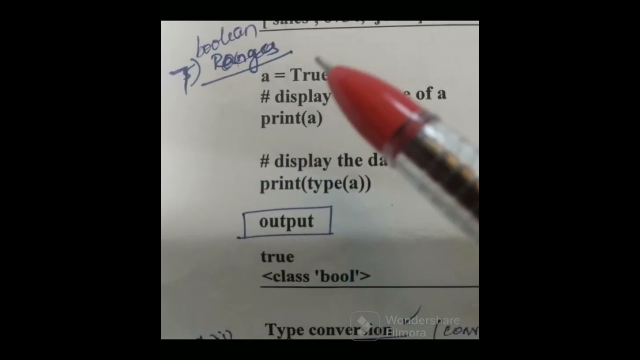 Python Datatypes - Part 2 (Range, Dictionary, Boolean and Type conversion) - Lecture 3