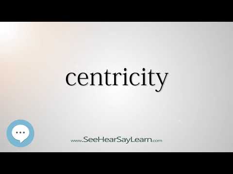 centricity (Every English Word Pronounced) 📕🔊🗣️😎✅