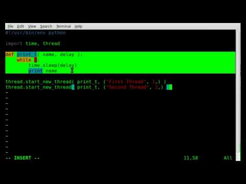 Basic Threading with Python - Linux