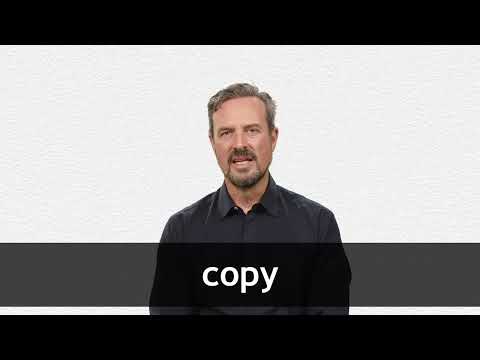 COPY definition in American English | Collins English Dictionary