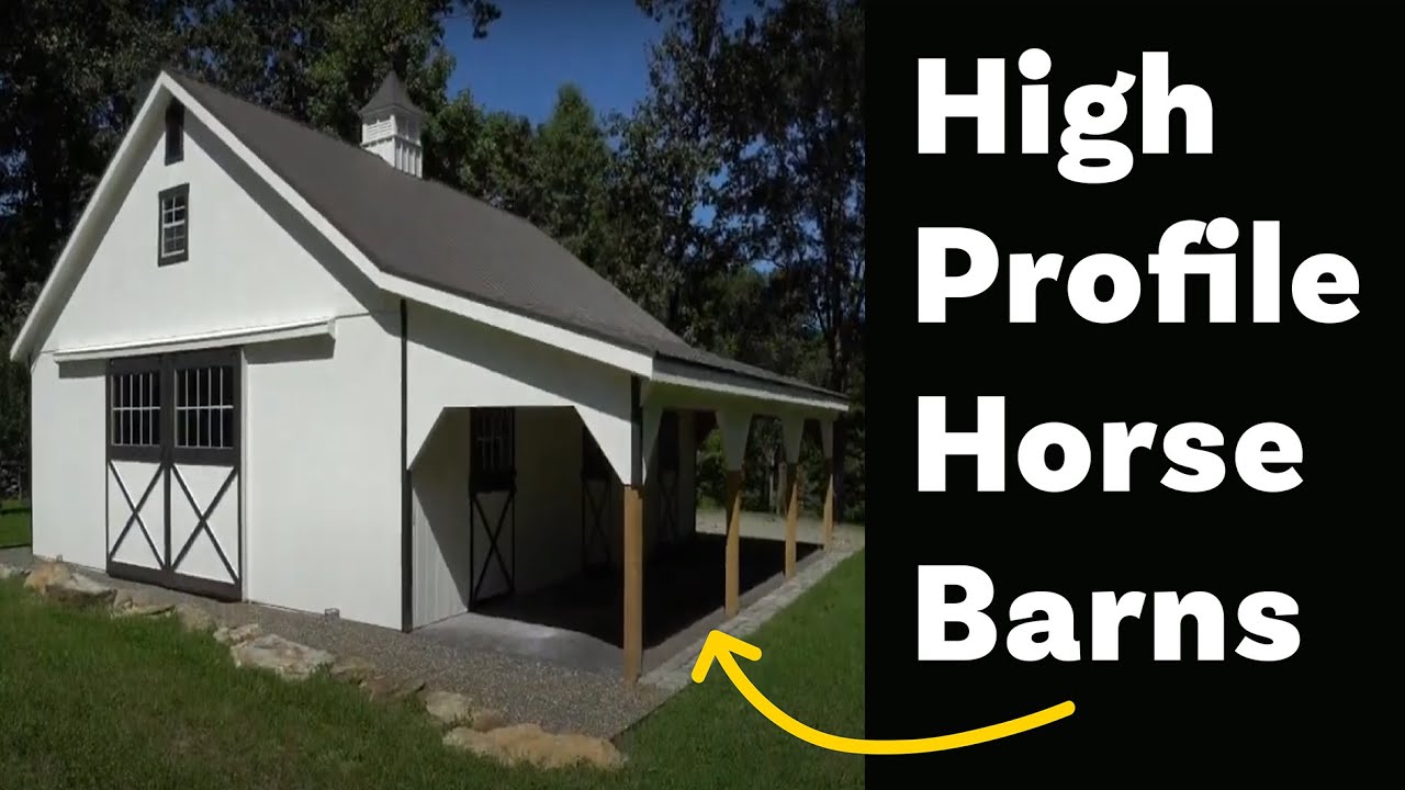 High Profile Horse Barn - Horizon Structures
