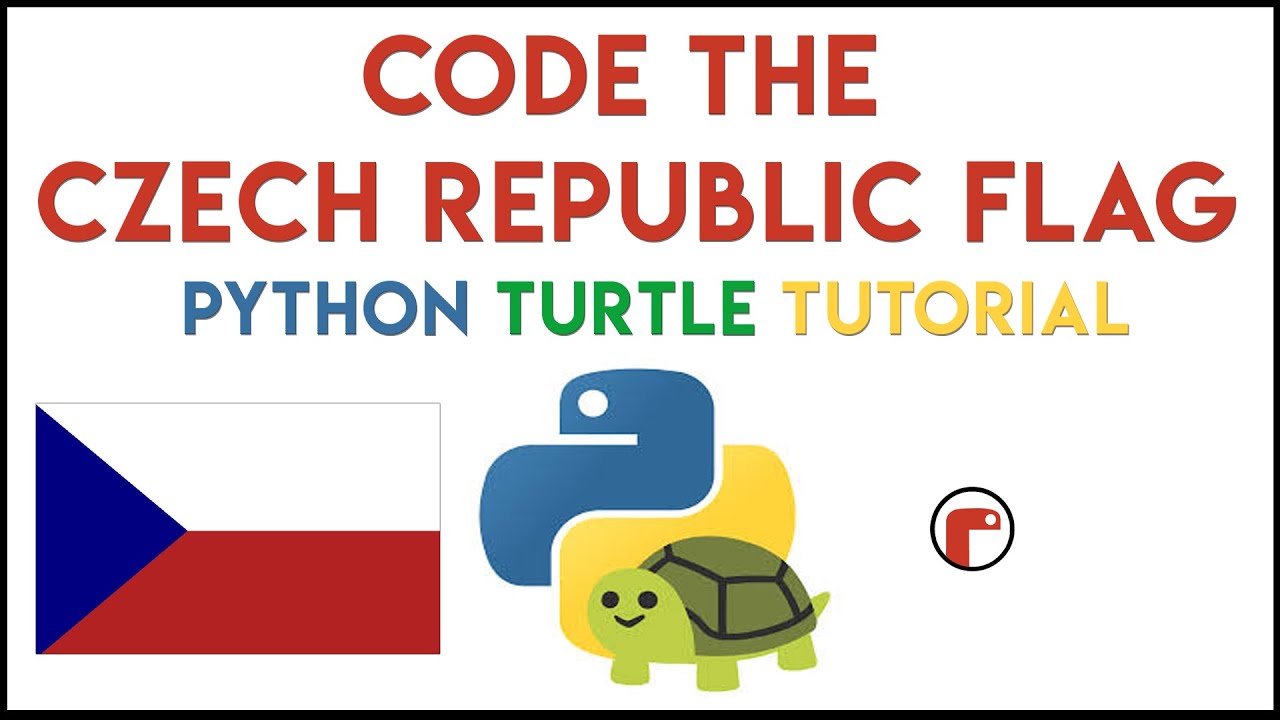 Python Turtle - Code the Czech Republic Flag Tutorial