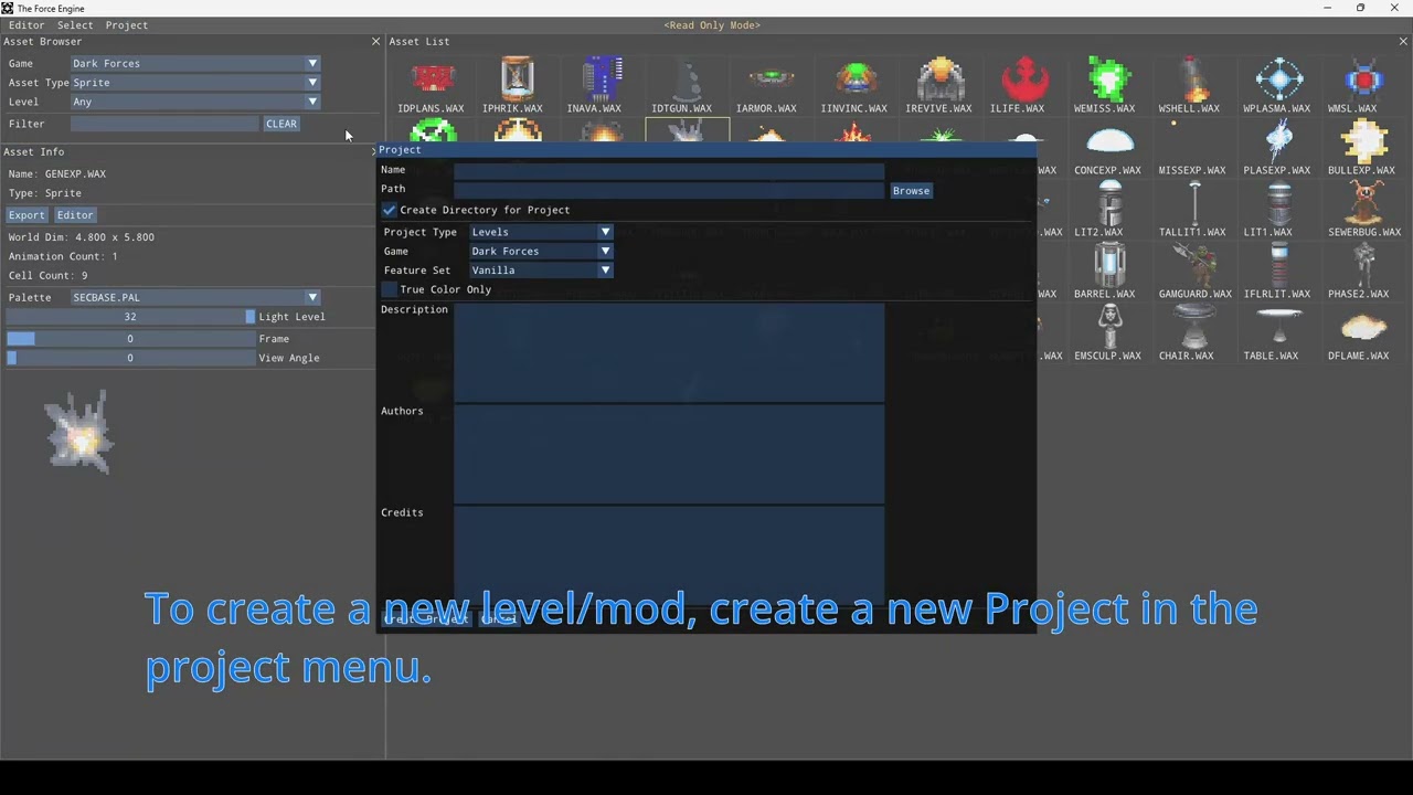 Editor Tutorial 1 - Setup