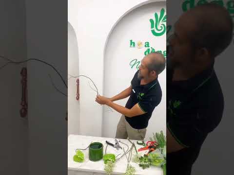 IKEBANA Flower Arrangement Idea | DIY flower | Unique Floral Design #flowerarrangement #ikebana