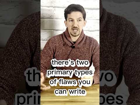 Do you know the two types of character flaws?