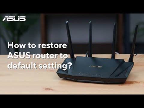 How to Restore ASUS Router to Default Setting? | ASUS SUPPORT
