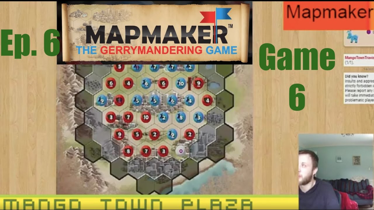 Mapmaker The Gerrymandering Game - Ep. 6 - Board Games Ep. 1070