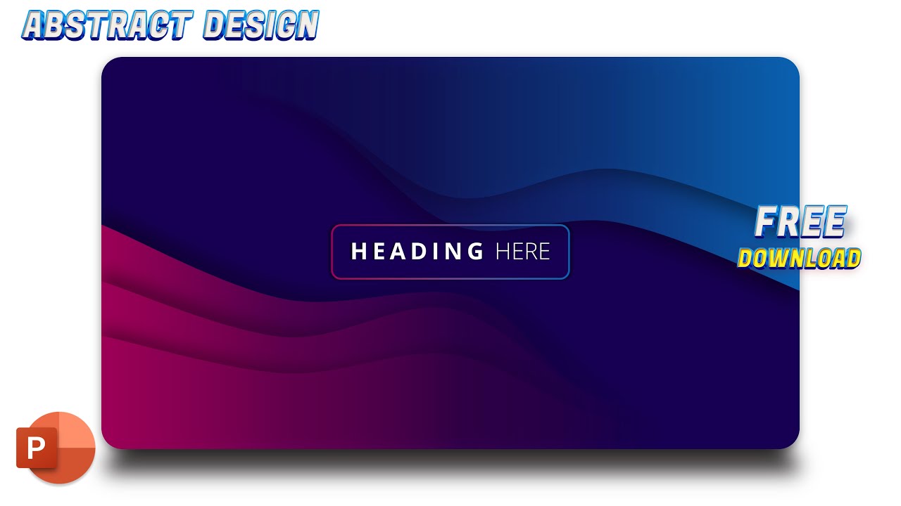 55.PowerPoint Background Abstract Intro Slide Presentation | Graphic Design
