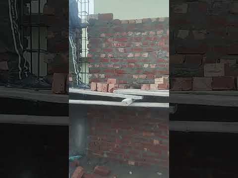 Brick wall construction work | civil Engg Practical knowledge. #civilengg #construction #sitework