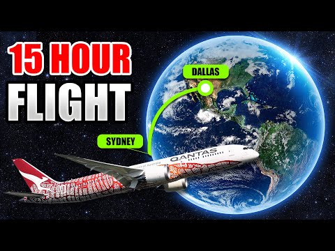 15 Hours Australia to Dallas (WORLDโS LONGEST FLIGHTS)