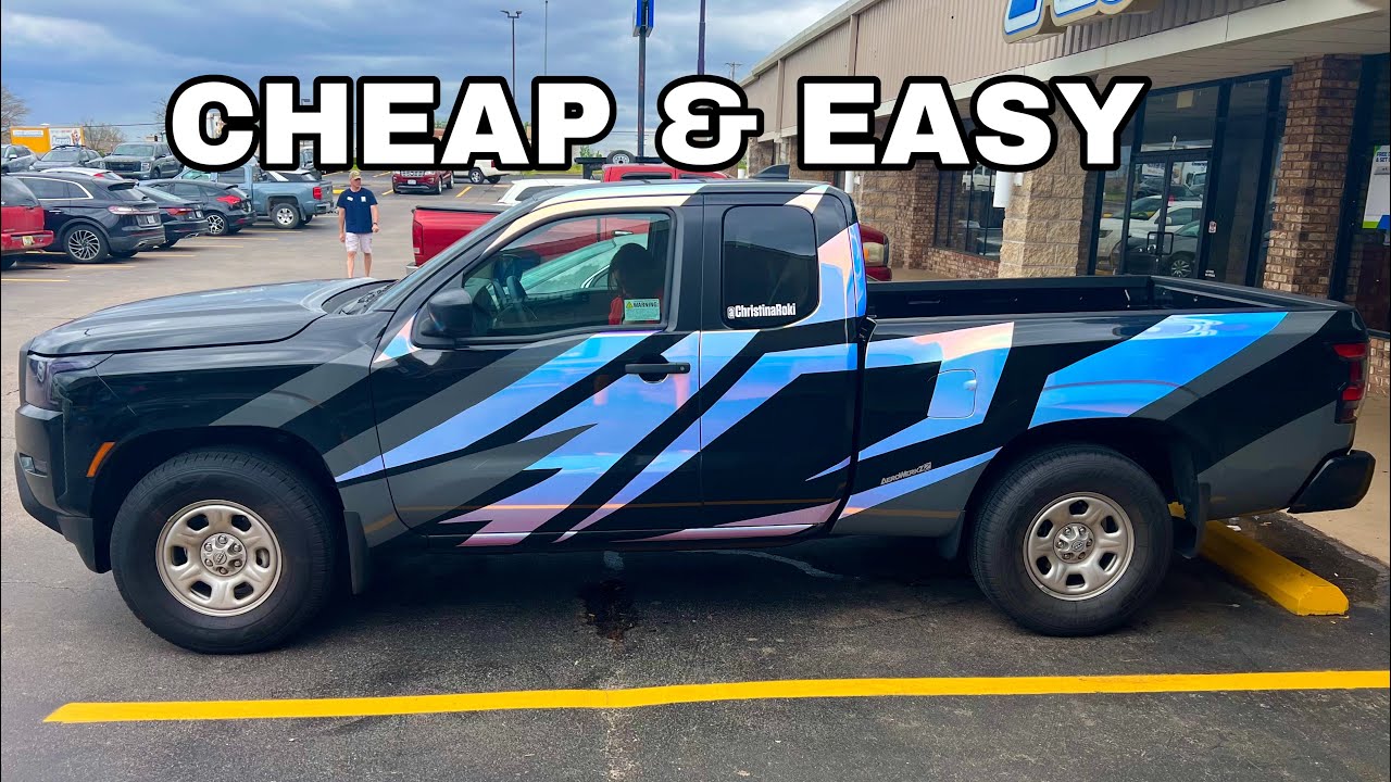 DIYing Custom Truck Livery with Masking Tape