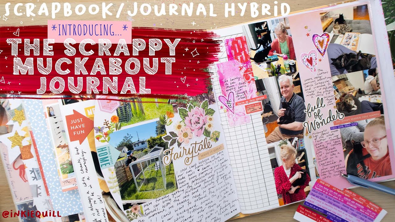 How to Scrapbook in a Journal // INTRODUCING THE SCRAPPY MUCKABOUT JOURNAL
