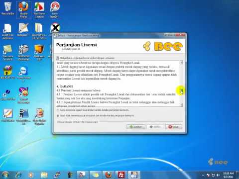 Install Bee Accounting di Windows 7