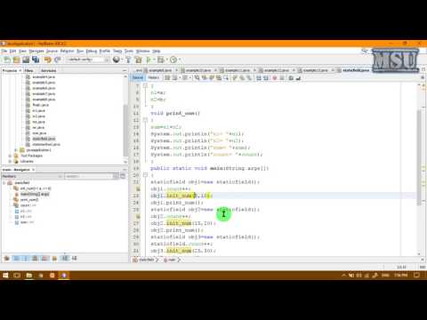 Java Class 7 - Static Field