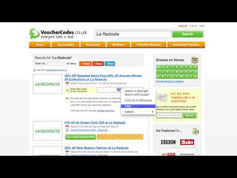 La Redoute Discount Codes - Learn How to Use a La Redoute Discount Code with VoucherCodes.co.uk