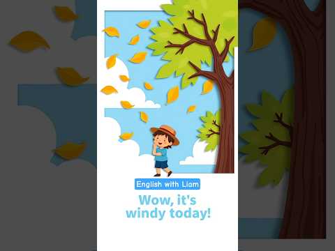A Windy Day Fun for Preschoolers! 🍃💨 #english4kids #englishforchildren #englishforkids