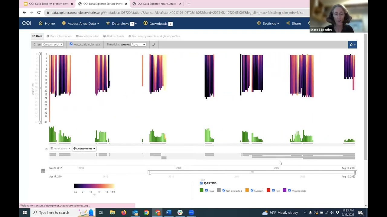 OOI Data Explorer Demo: Find and Visualize Profiler Data