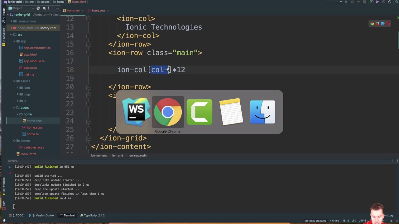 Ionic intro | S02E16 | Ionic responsive grid part I