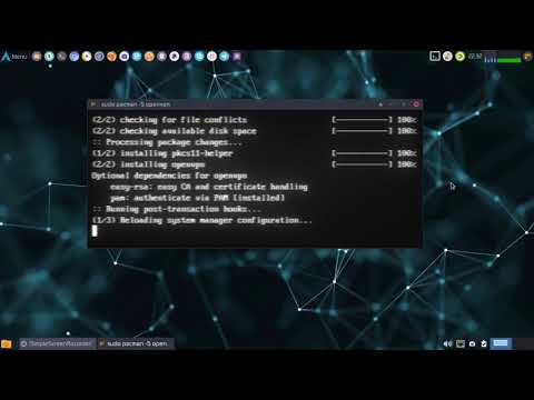 COMO INSTALAR OPENVPN EN ARCH LINUX