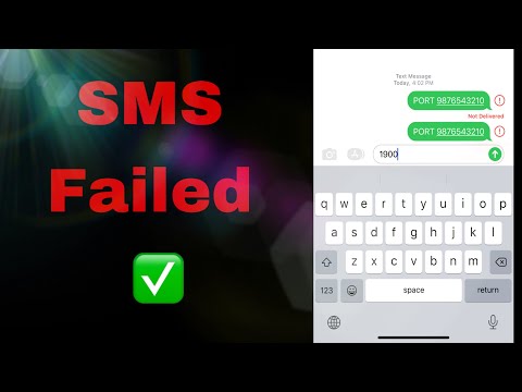 SMS Not Send Port Message Failed Vodafone idea