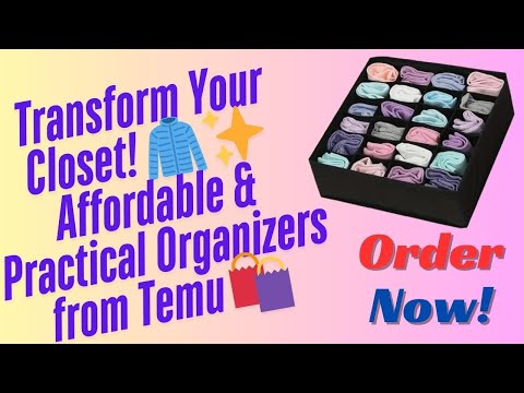 CLOSET MAKEOVER! Affordable & Smart Organizers