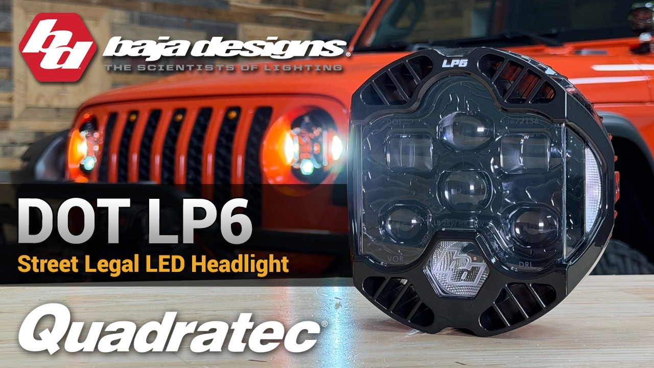 Baja Designs DOT LP6 LED Headlight Review & Installation | Jeep JL & Gladiator JT