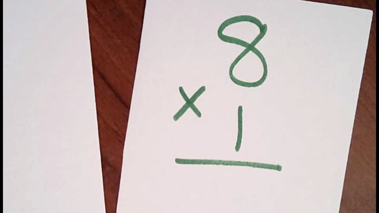 Making Multiplication Flashcards