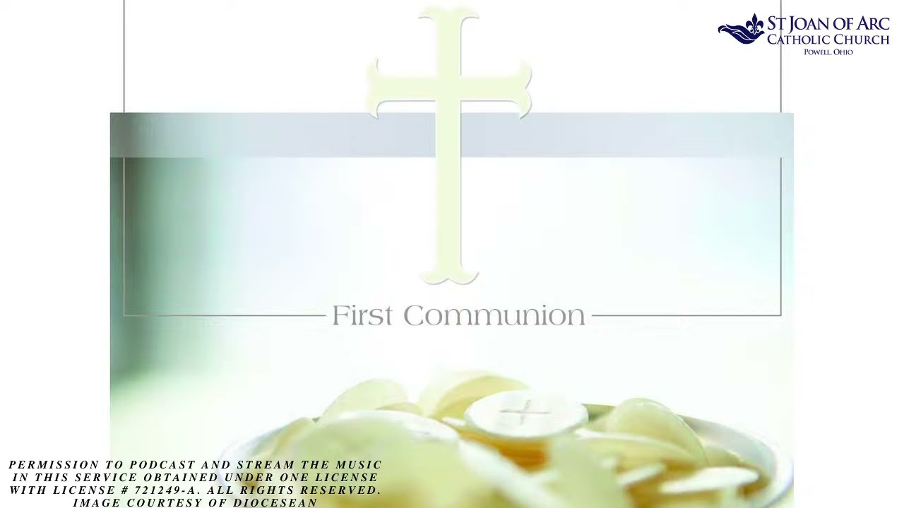 2021 First Communion Mass 230pm