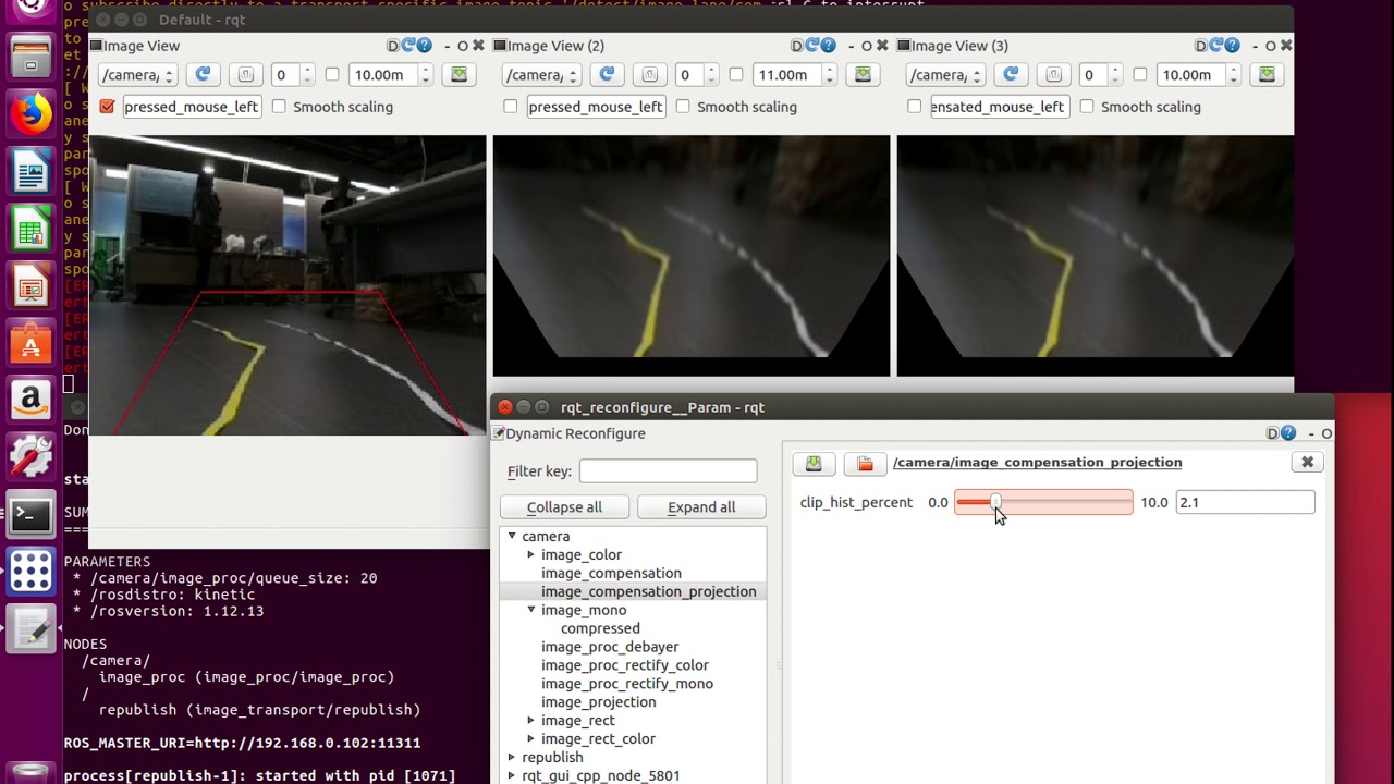 turtlebot3 Extrinsic Camera Calibration