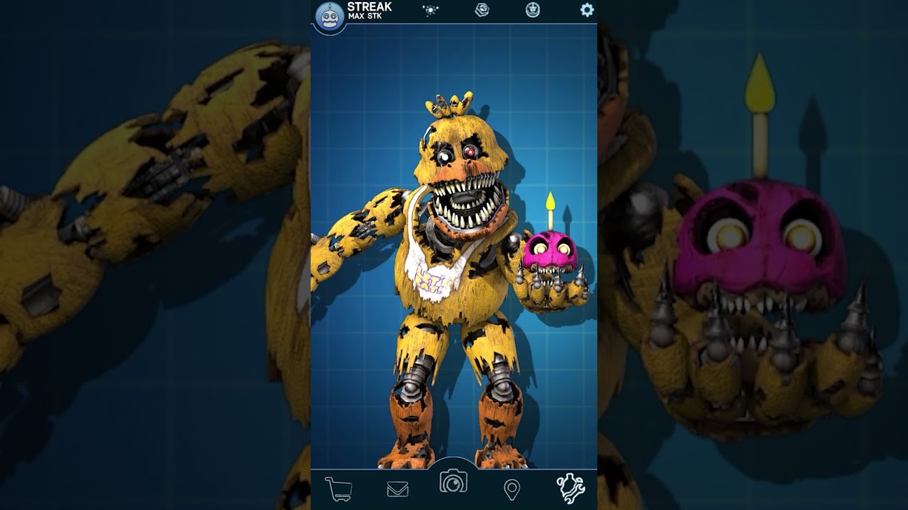 Nightmare Chica FNaF Workshop Animation
