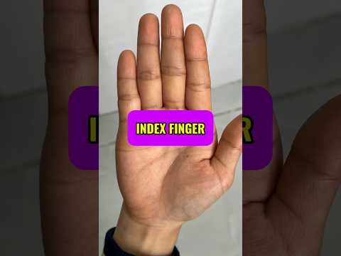 Finger Index Phalanges Size and Meaning #astrology #secret #shortvideo