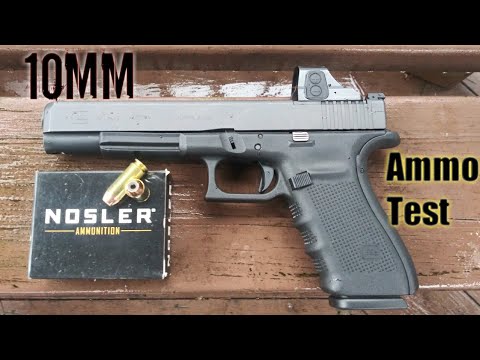 10mm Ammo Test! | Nosler 180gr jhp.