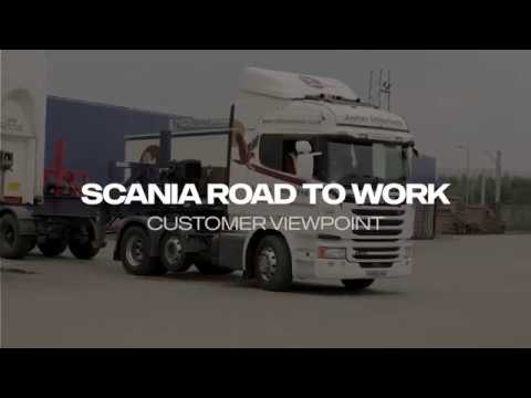 Scania delivering drivers to John Mitchell Haulage & Warehousing