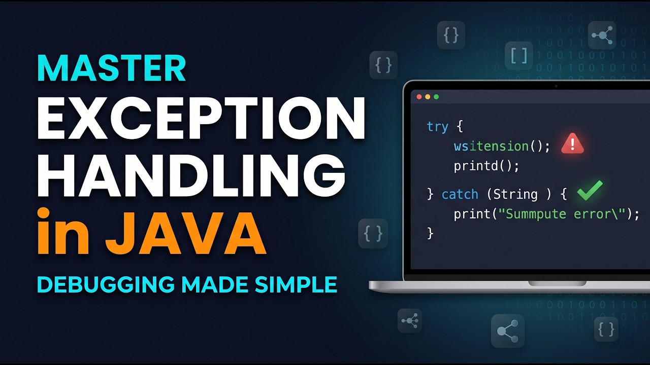 Exception handling in Java | Full Tutorial and Concept Clarity